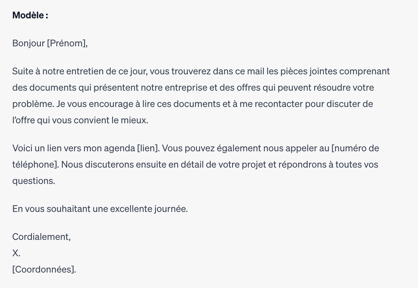 Les 5 meilleures exemple de demander un rendez-vous