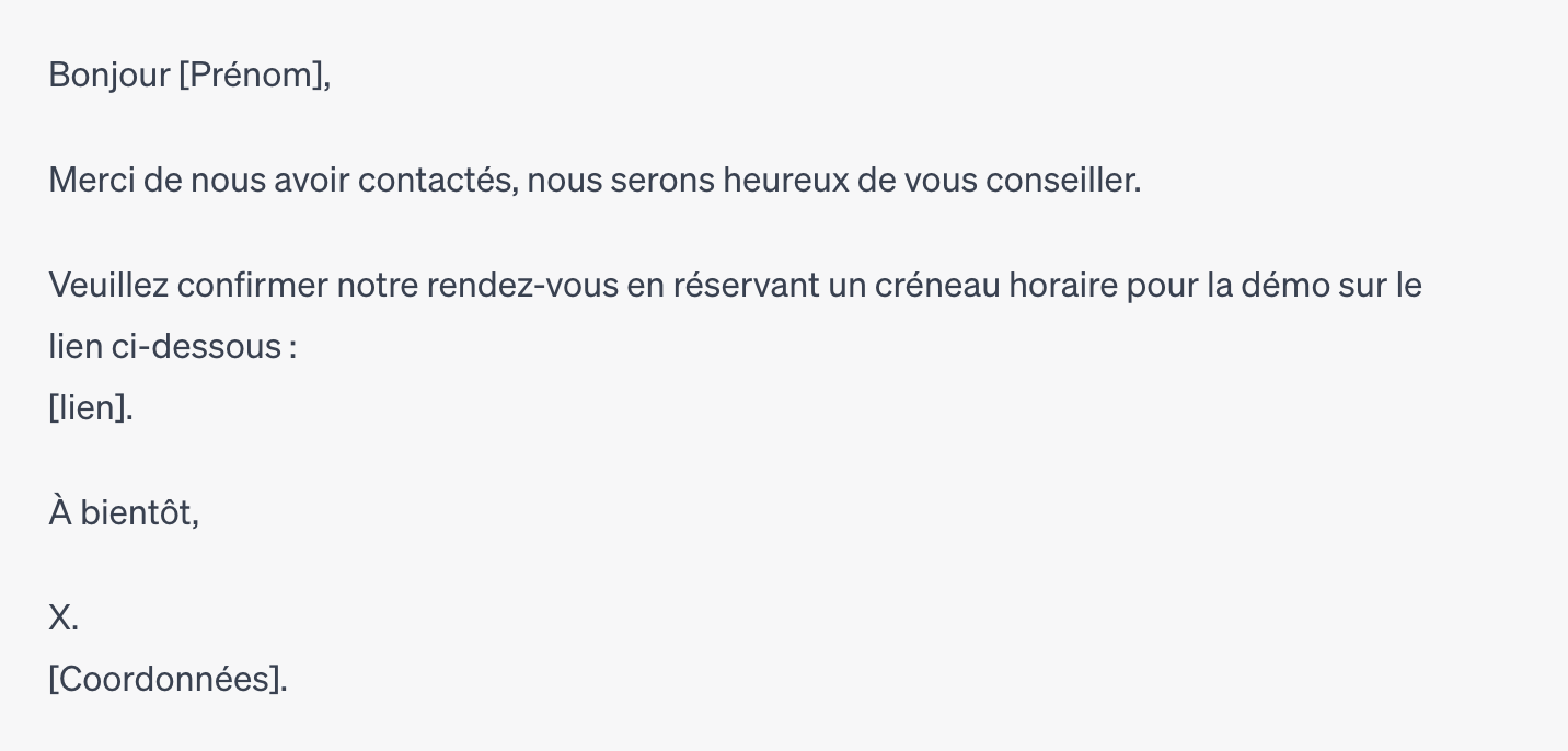 Les 5 meilleures exemple de demander un rendez-vous